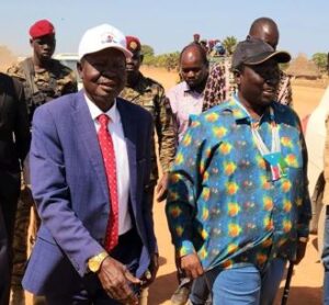 Vice President Akol inspects damage at Warrap’s Akon International ...